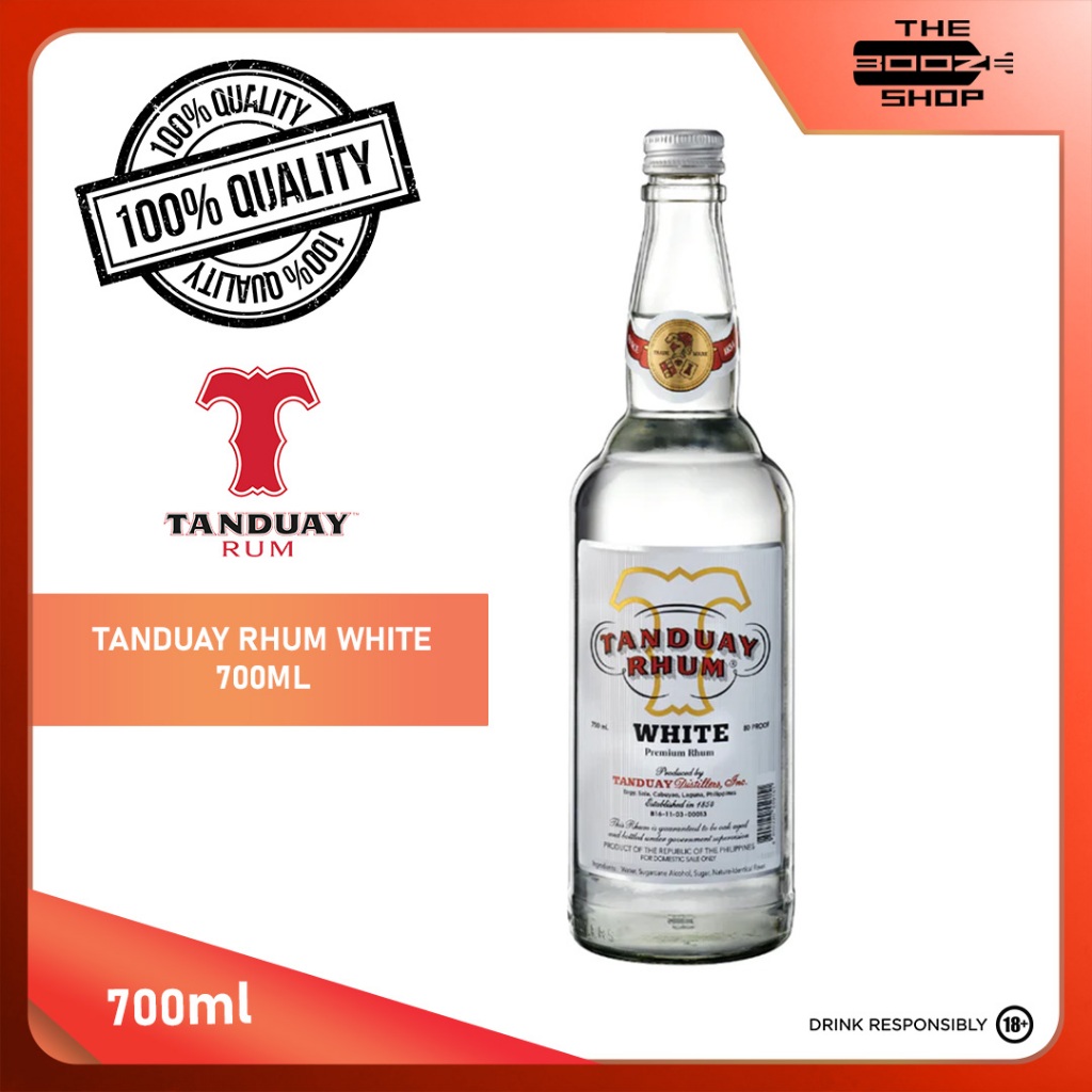 Tanduay Rhum White 700ml | Shopee Philippines