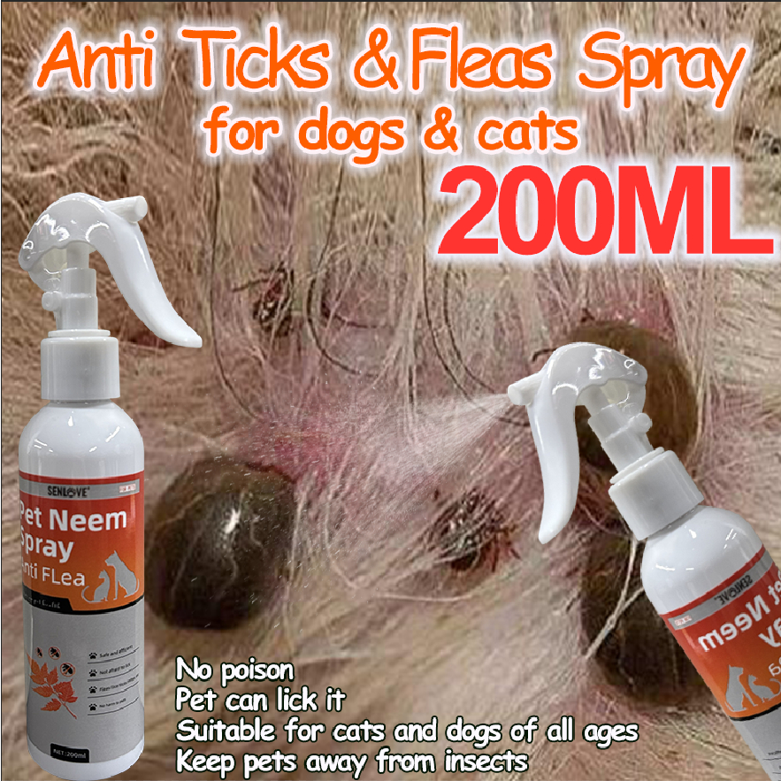 Anti Garapata For Dog Spray 200ML Gamot Sa Galis Ng Aso Pet Anti Tick ...