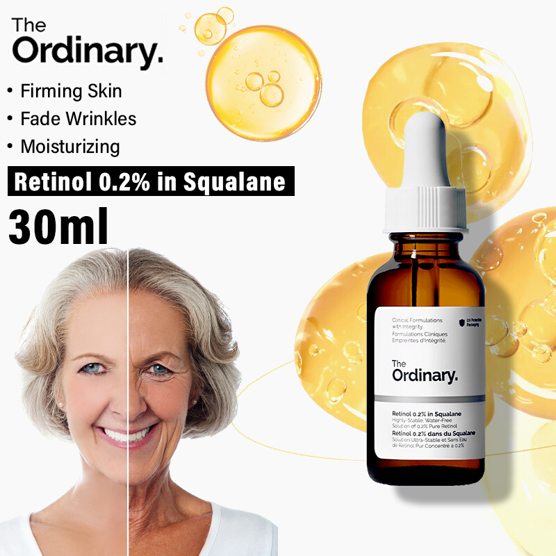 The Ordinary Retinol Serum Retinol 0.2%/1% in Squalane Anti Aging ...