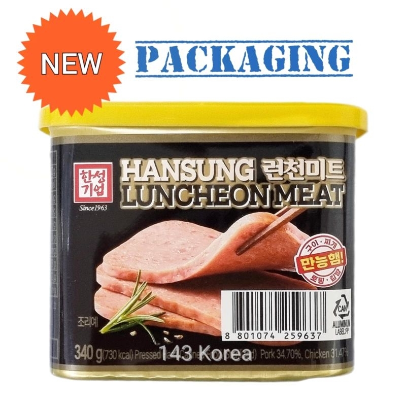 LOTTE,HANSUNG,DONGWON, Korean Luncheon Meat 340g | Shopee Philippines