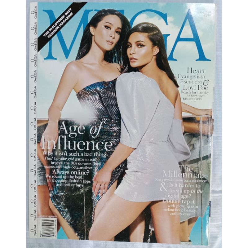 MEGA Magazine - May 2018 Heart Evangelista & Lovi Poe Cover (Preloved ...