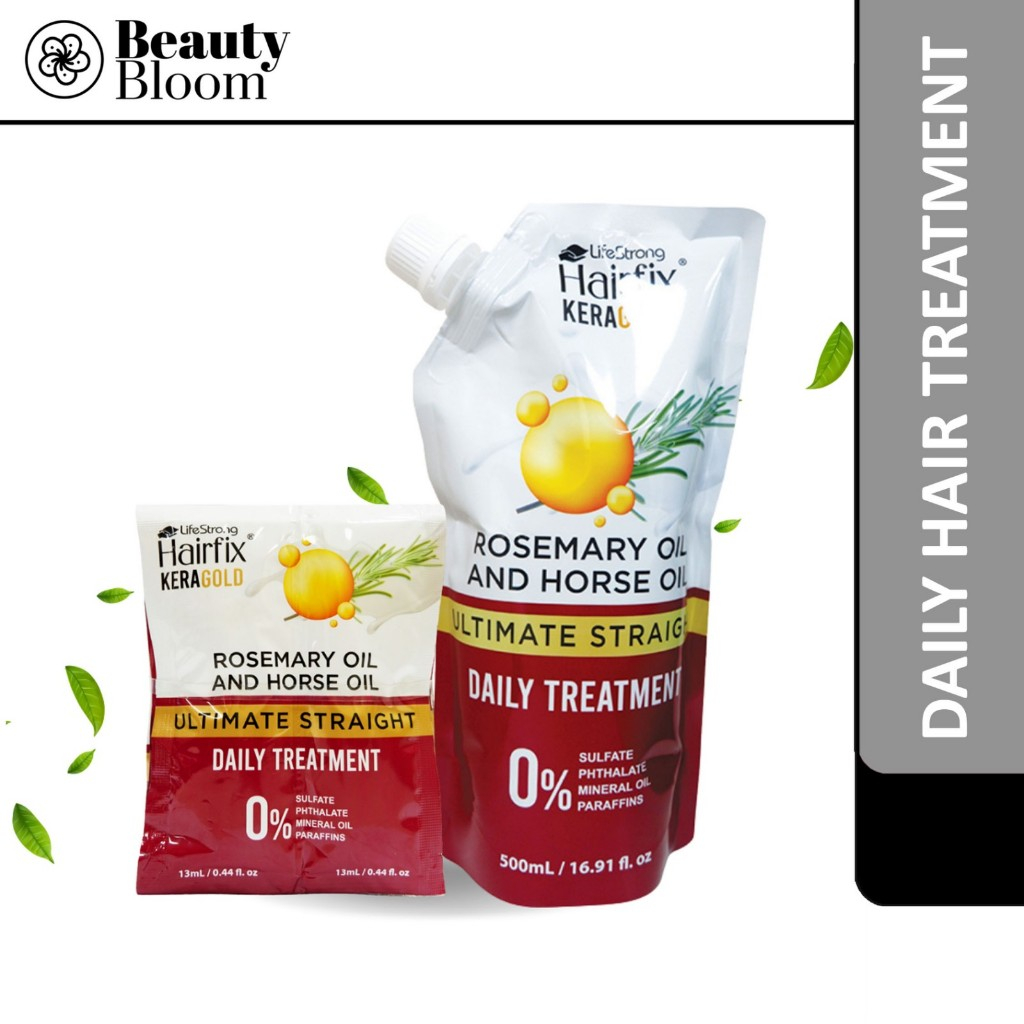 Hairfix KeraGold High Amplify Treatment - Rosemary & Horse Oil | Shopee ...
