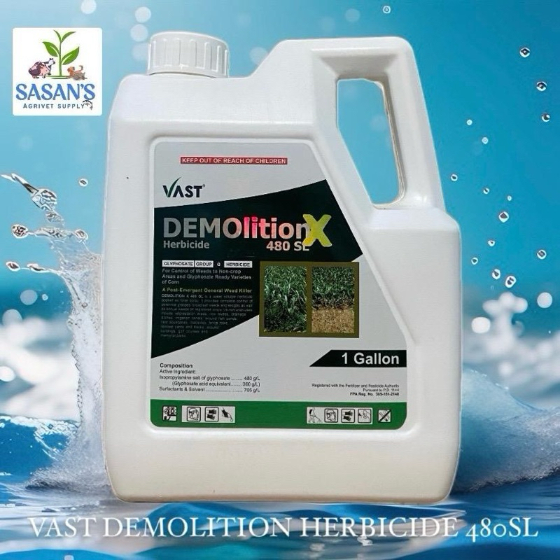 DEMOLITION X 480SL 1 GALLON HERBICIDE (Vast) | Shopee Philippines