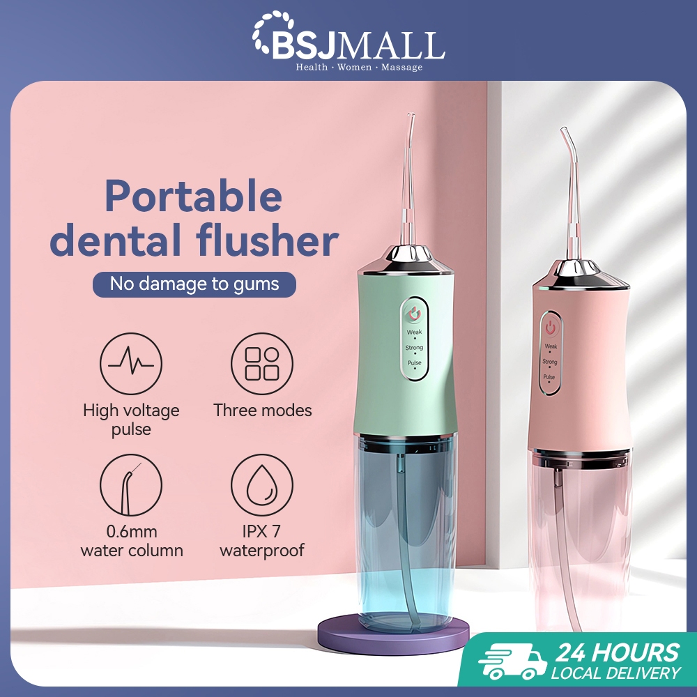 BSJ Water Flosser Device with Multi-Functional Tips for Braces Crowns ...