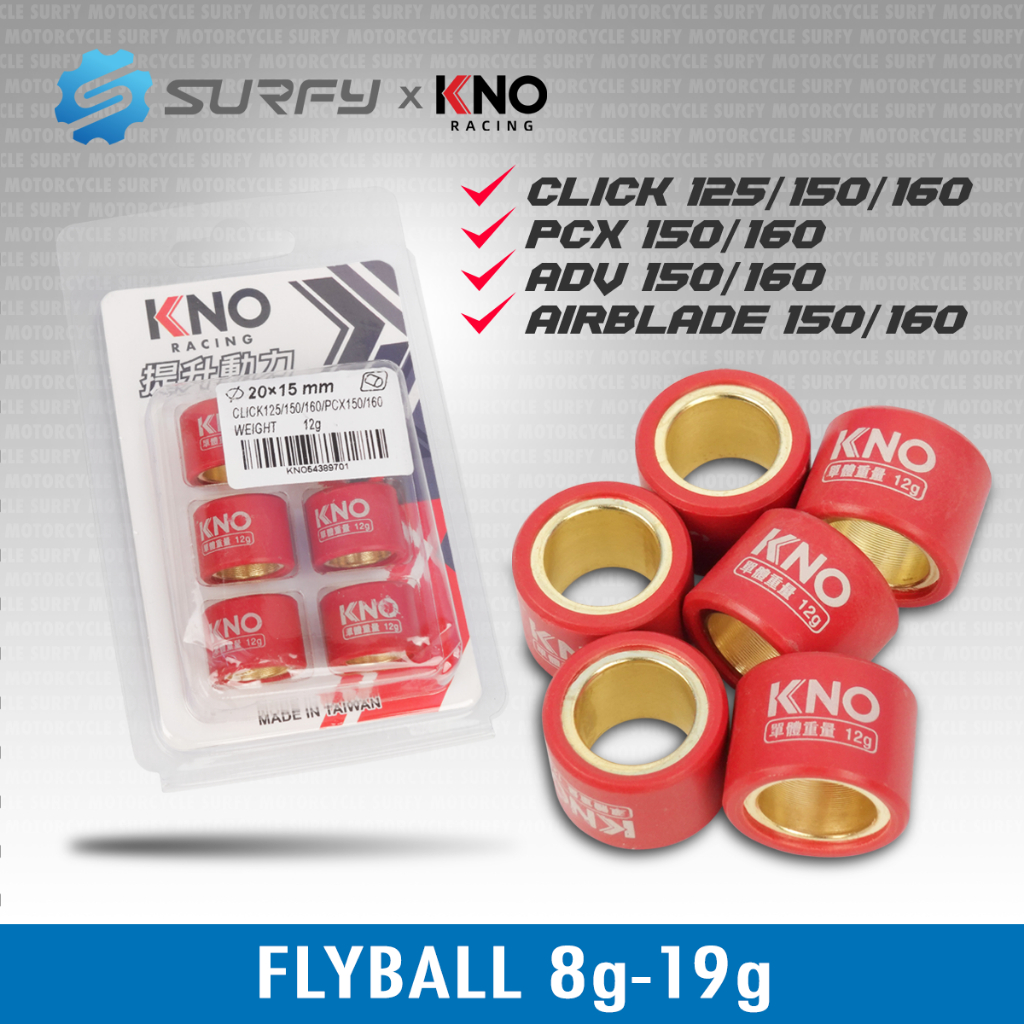 KNO Racing Flyball Copper 280 °C Resistance 8g-19g CLICK 125/150/160 ...