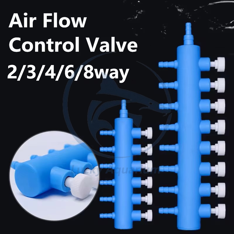 Aquarium air pump splitter Fish Tank oxygen regulating valve flow ...