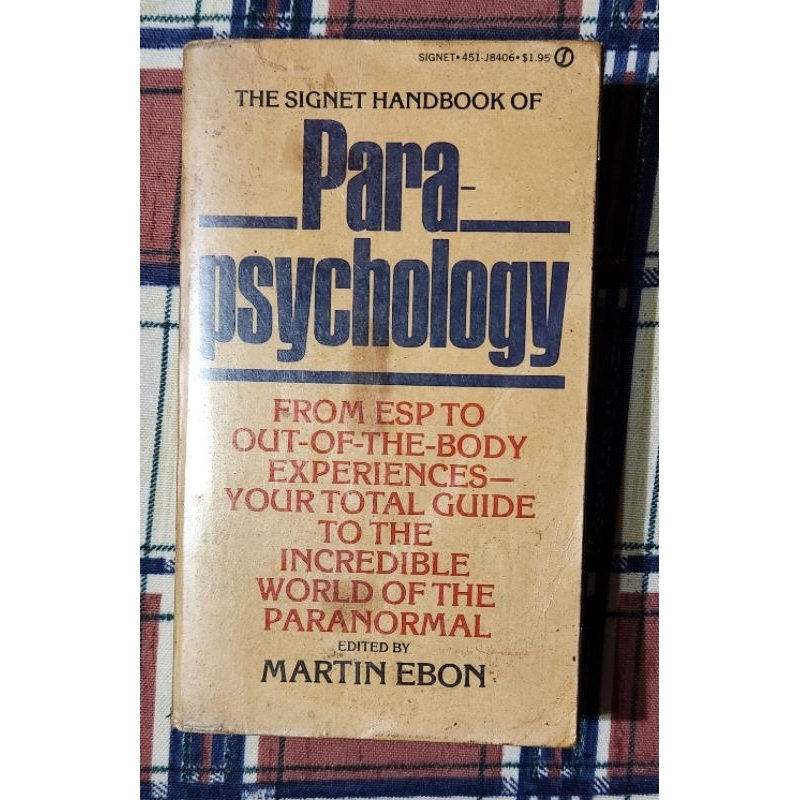 Handbook Of Para-Psychology - Martin Ebon (Preloved - MMPB) | Shopee ...
