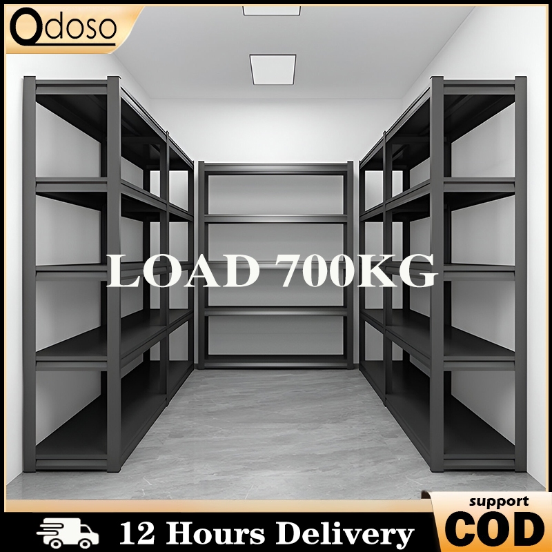 【Load 700KG】Adjustable Height Steel Rack Metal Boltless Rack 5/6 Layer ...