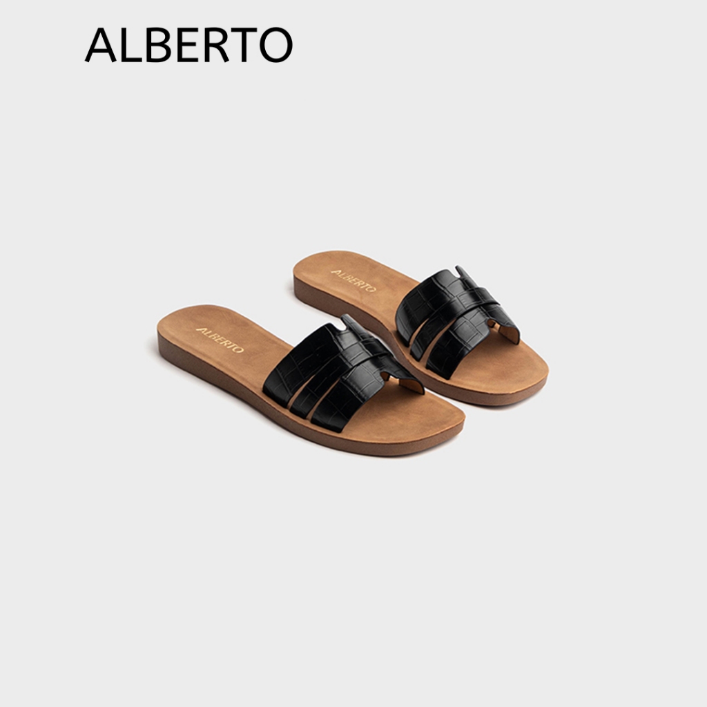 ALBERTO Women's Annora Flat Sandals | Shopee Philippines