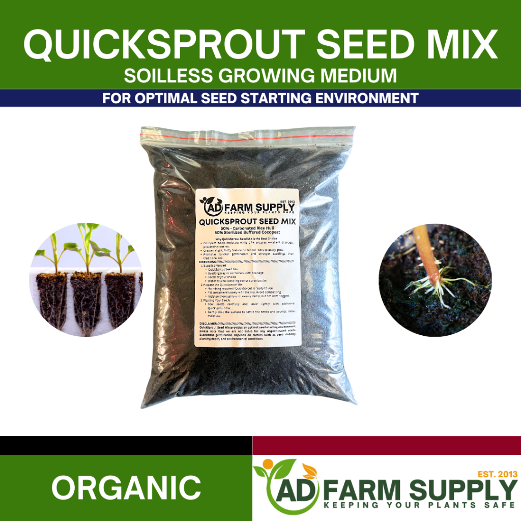 QuickSprout Seed Starting Mix - Fast Germination, Healthy Seedlings ...