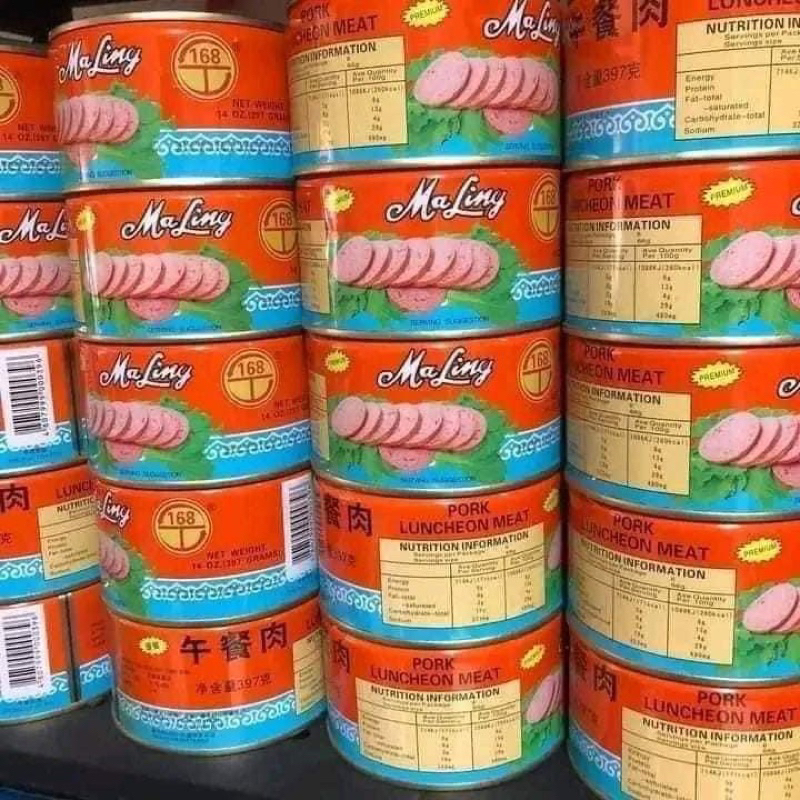 Hongkong Maling Pork Luncheon Meat 397 grams (Expiry: 2026) | Shopee ...