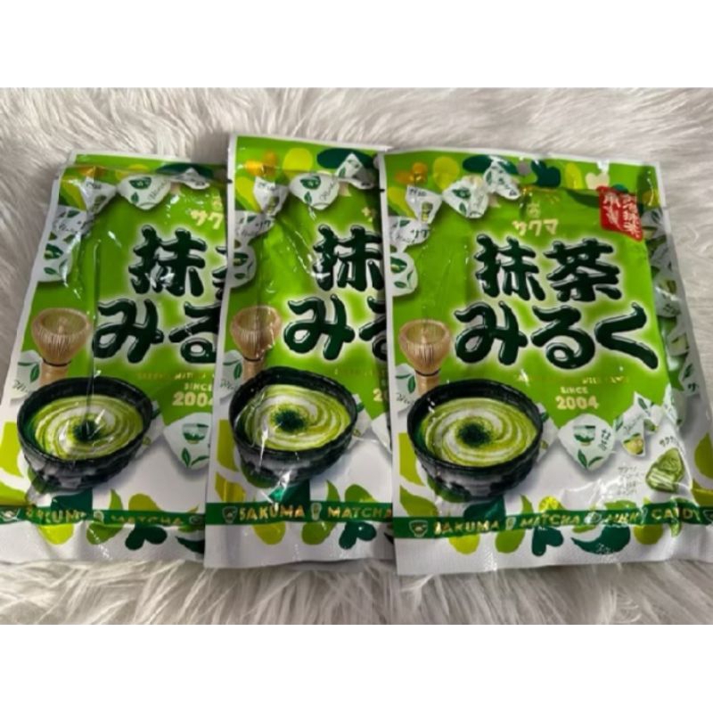 Sakuma Matcha Milk Candy 58g | Shopee Philippines