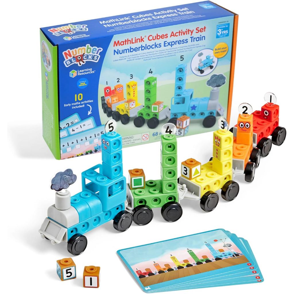 Learning Resources MathLink(R) Cubes Numberblocks Express Train Activity Set | Shopee Philippines