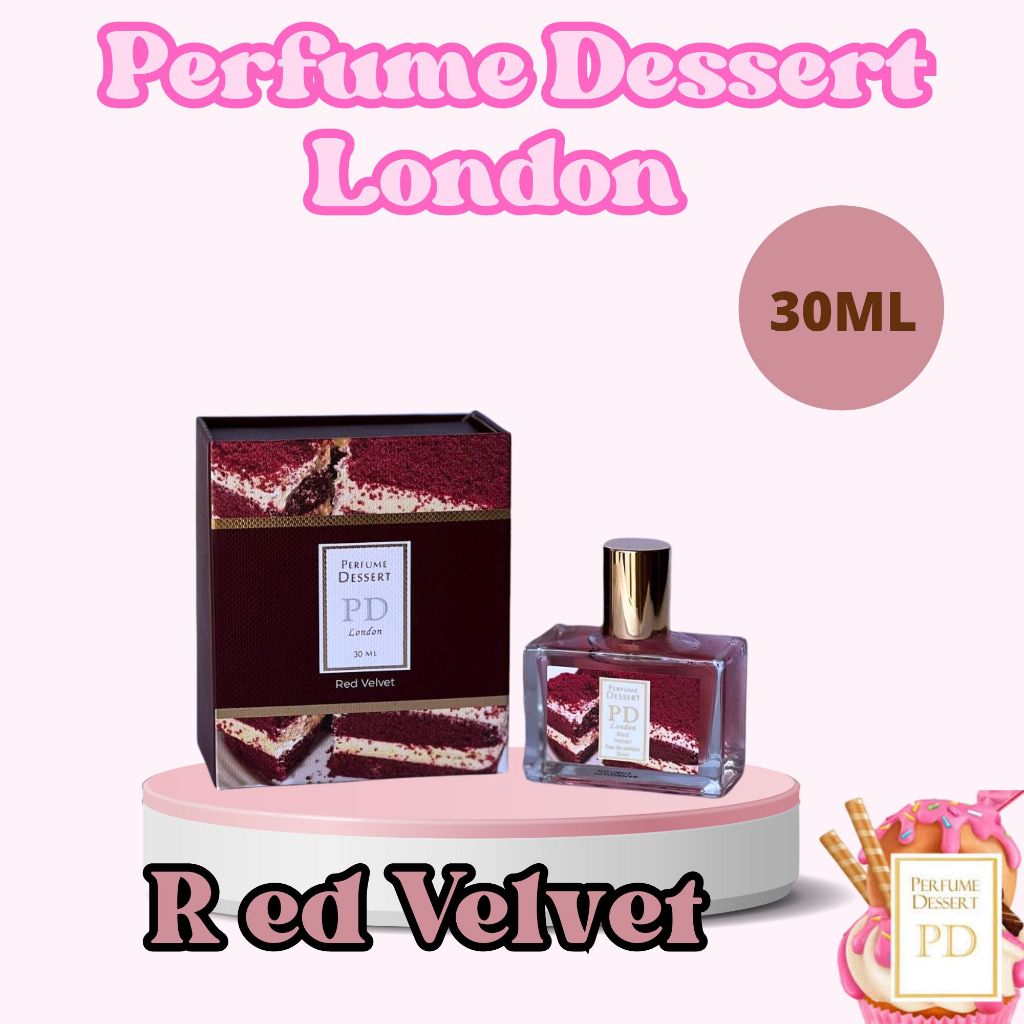 Perfume Dessert London Red Velvet 30 ml EDP Fragrance | Shopee Philippines