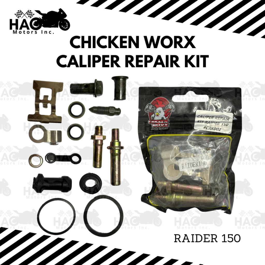 CALIPER REPAIR KIT Mio/ Raider 150/ XRM Motor Parts - Chicken Worx ...