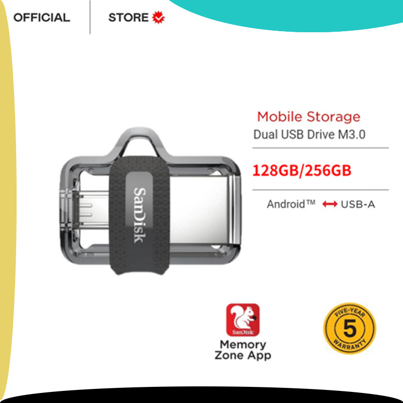 sandisk USB Drive Ultra SDDD3 Flair 100% Original 256GB 128GB OTG USB 3 ...