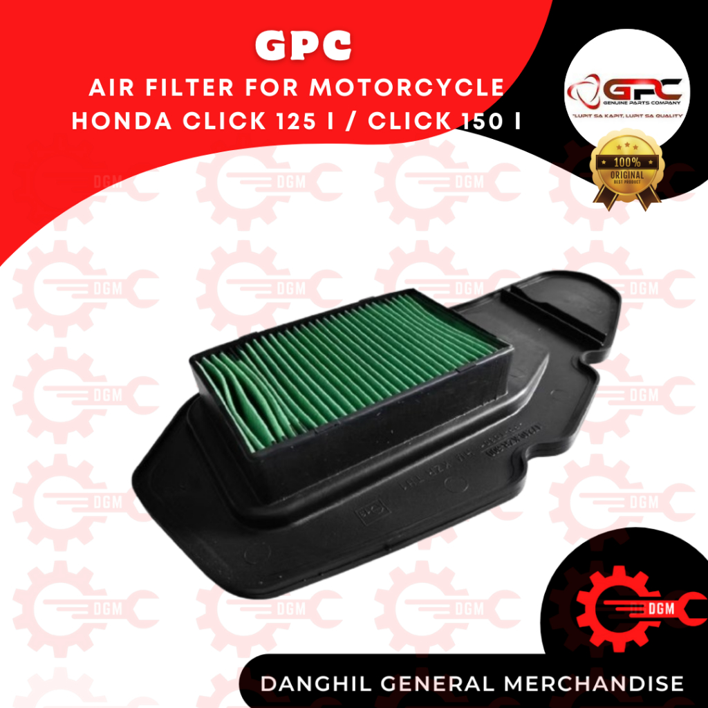 GPC AIR FILTER FOR MOTORCYCLE Honda Click 125i / click 150i | Shopee ...