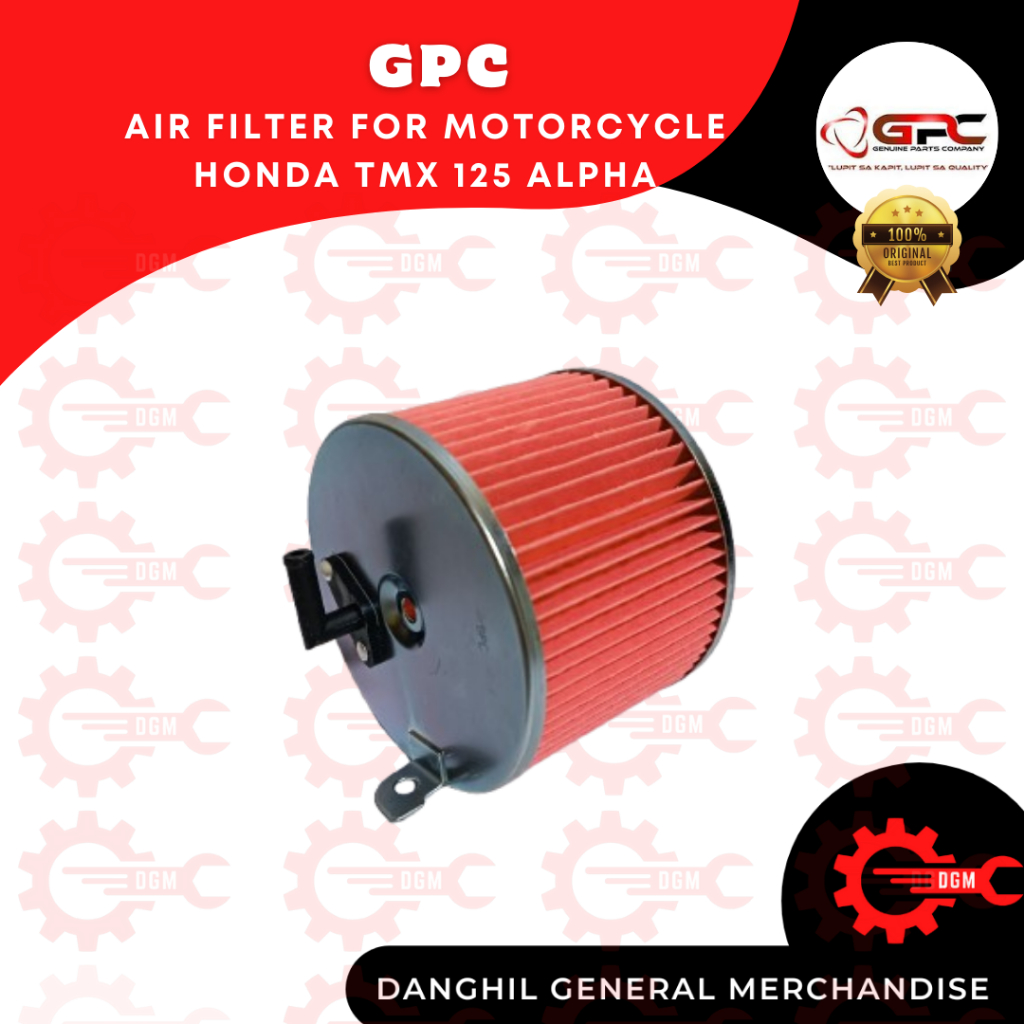GPC AIR FILTER FOR MOTORCYCLE Honda Tmx 125 Alpha | Shopee Philippines