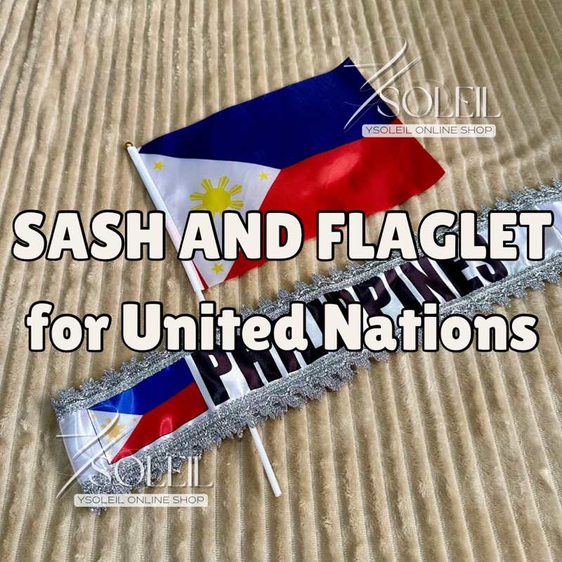 Sash and Flaglet for United Nations | Shopee Philippines