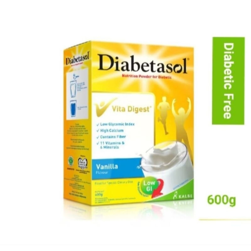 DIABETASOL FOR DIABETIC 600G VANILLA/CHOCOLATE | Shopee Philippines