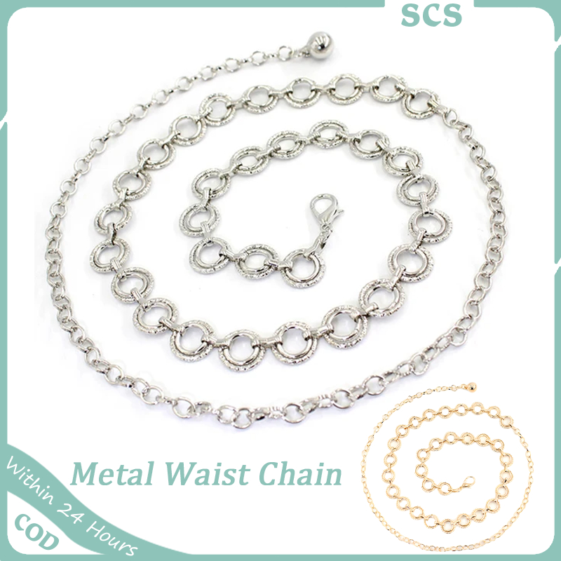 Metal Waist Chain,Women Dress Belt Gold/Silver Chain Belt for Women and ...