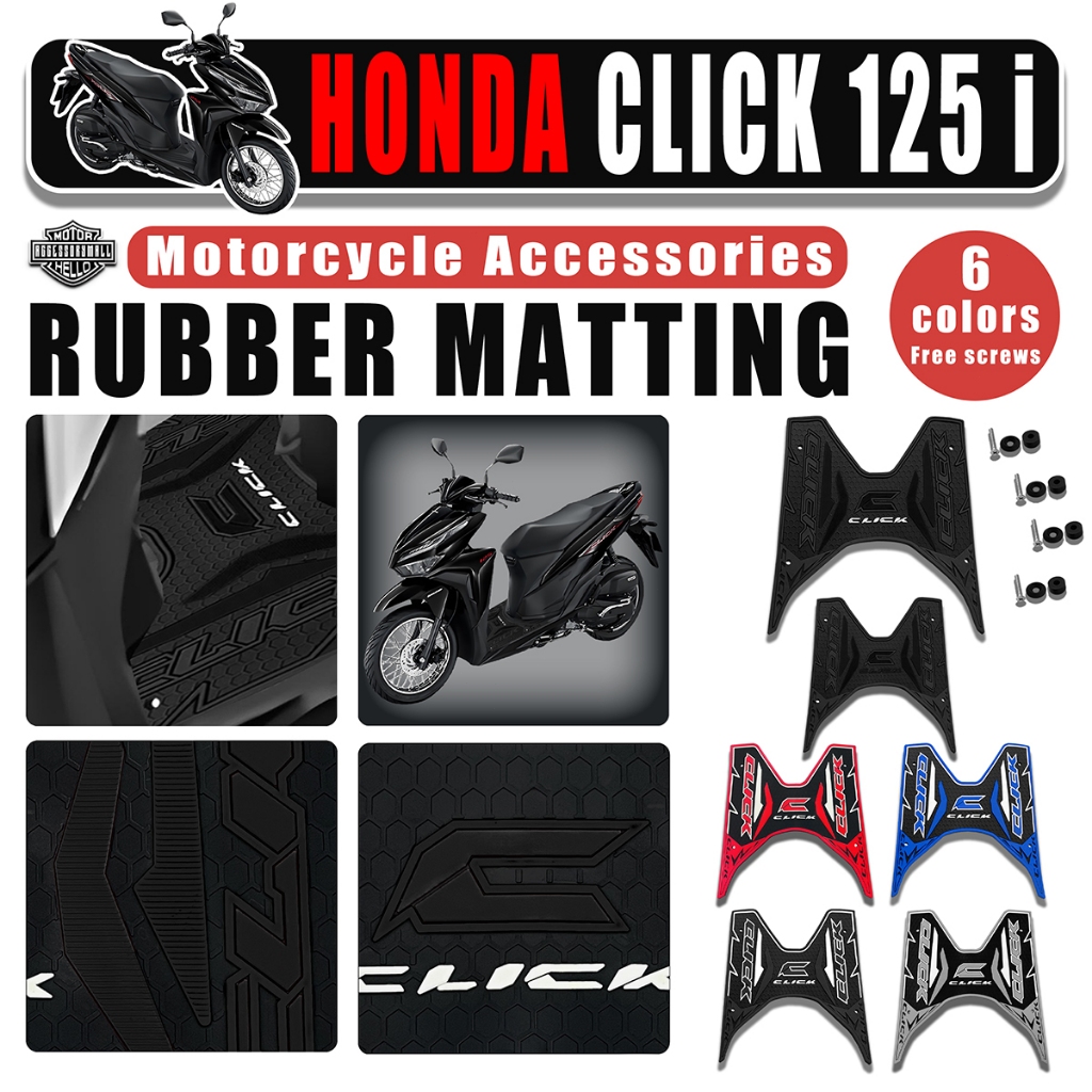 honda click 125i v2 accessories rubber matting for honda click 125i v3 ...