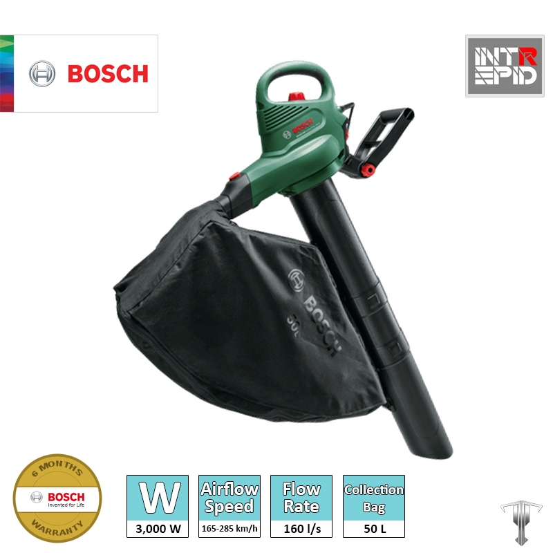 Bosch Universal Garden Tidy 3000 Corded Garden Blower, Vacuum and Shredder | Shopee Philippines