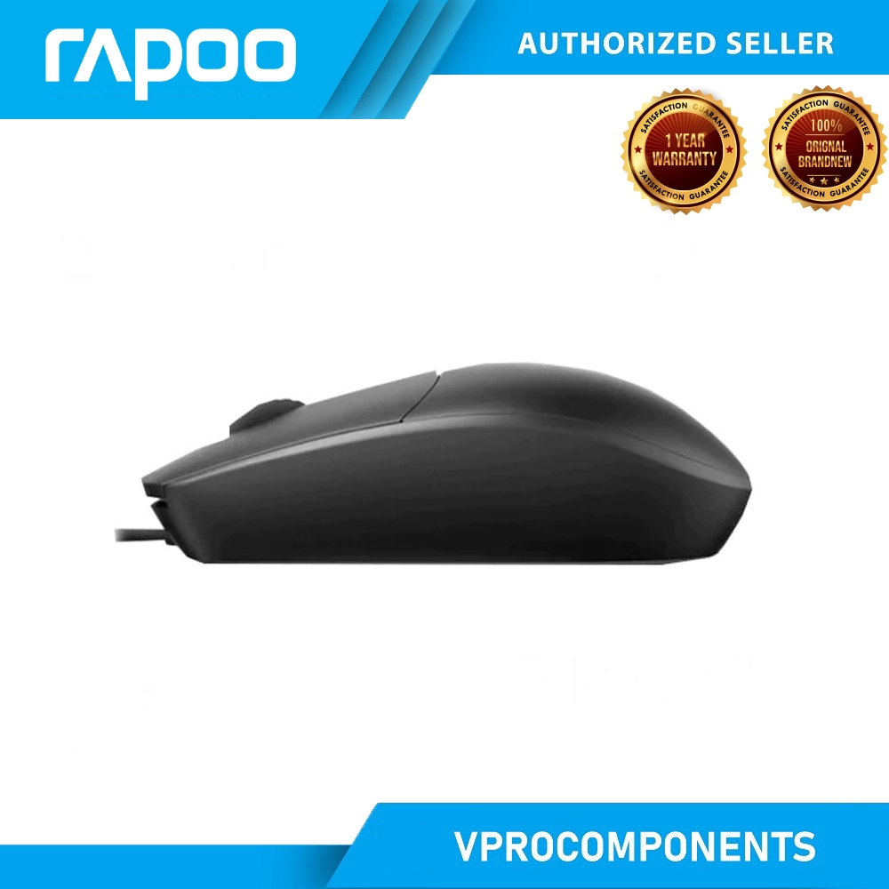 Rapoo N100C Type-C Wired Mouse | Shopee Philippines