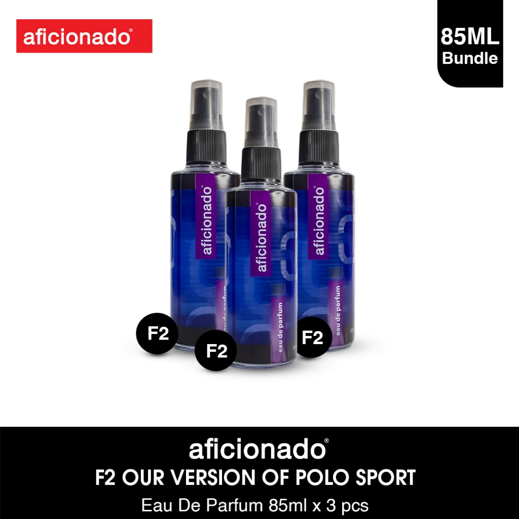 Aficionado Perfume F2 Bundle for Men - 85mL x 3 pcs | Shopee Philippines