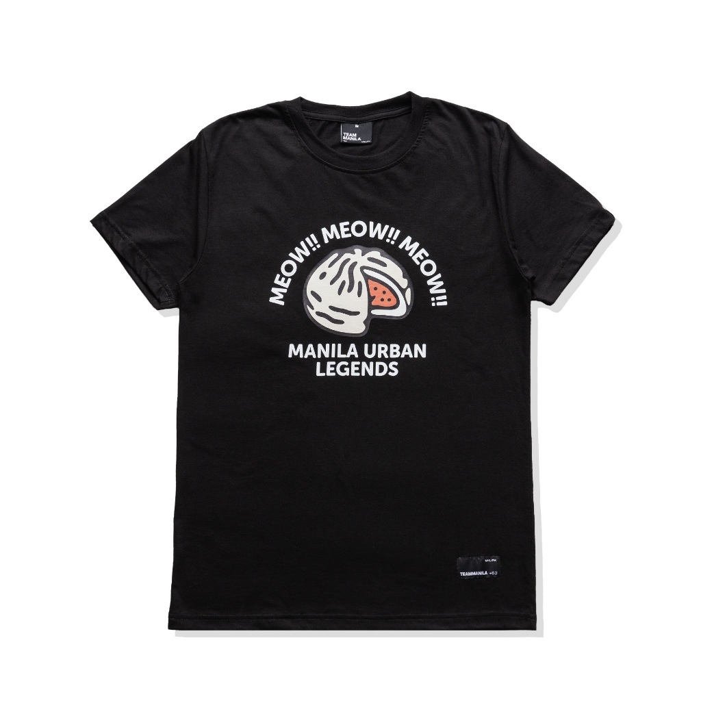TEAM MANILA SIOMEOW TSHIRT BLACK | Shopee Philippines