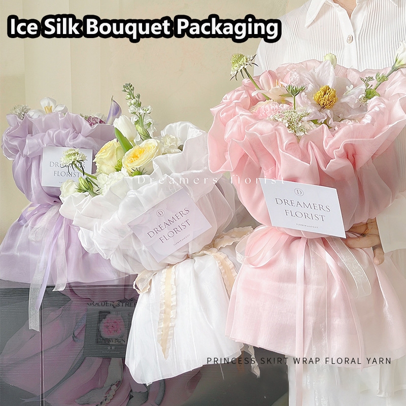 Flower Wrapping Yarn Ice Silk Yarn Floral Arrangement Flower Wrapping ...