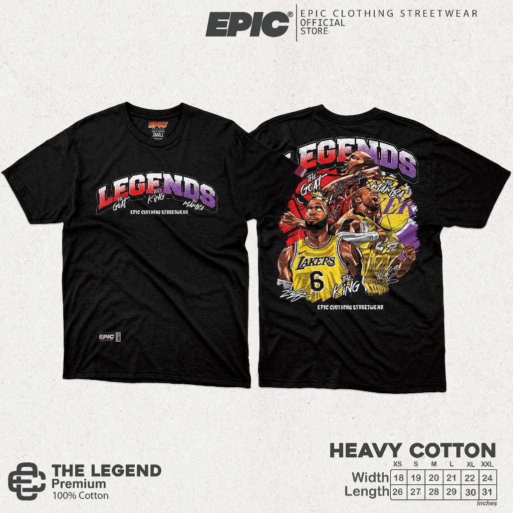 PREMIUM - THE LEGEND - BASKETBALL SHIRT COLLECTION - NBA (100% HYBRID ...
