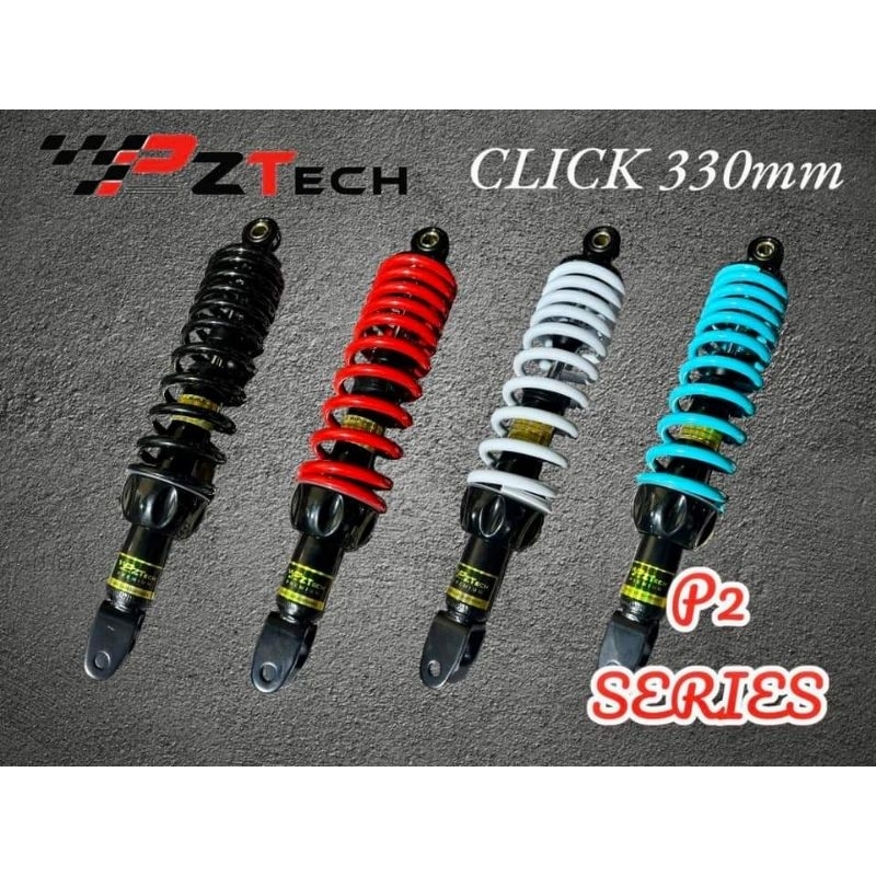 Pztech Rear Shock 330mm Mio / Fino / Beat / Click / Genio | Shopee ...