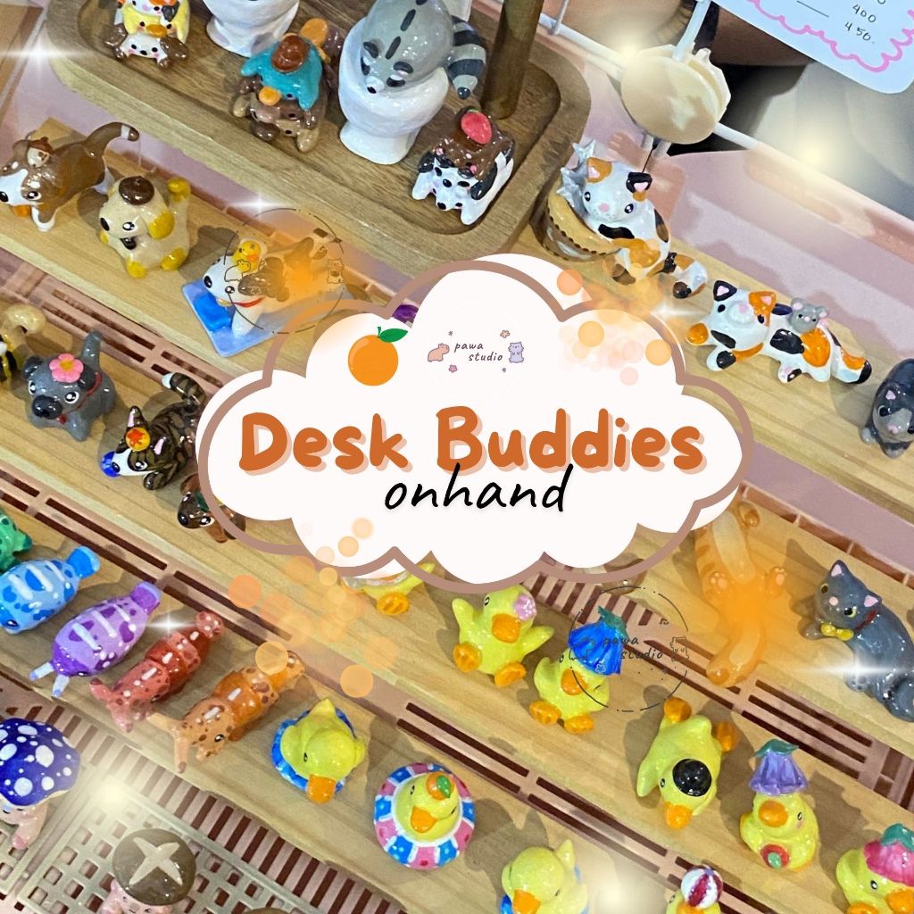 Cute Desk Buddies [Handmade Mini Figurines & Sculptures] (U・x・U ...
