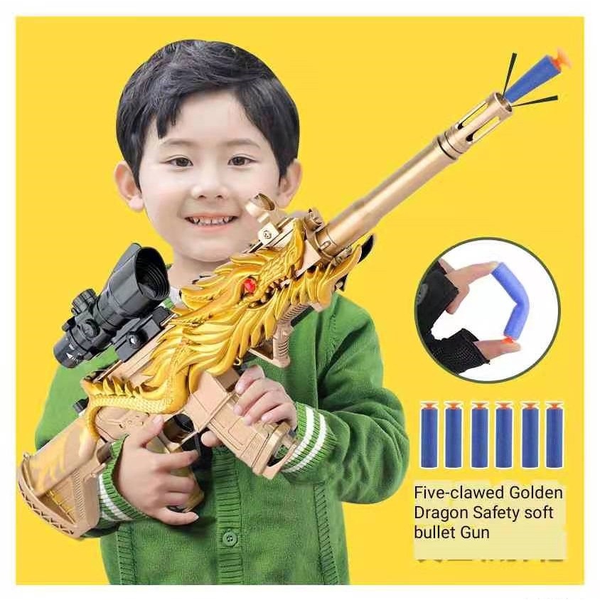 Infrared electric sound and light battery toy gun voice toy guns 2-8 ...