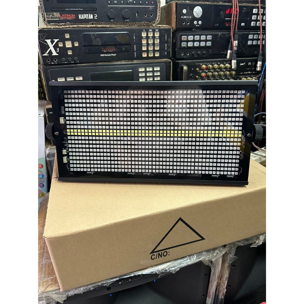 Atomic strobe 48 + 8 white strobe with letter effect DMX/Sound/Auto ...