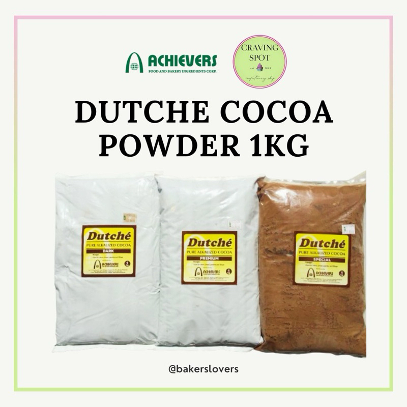 DUTCHE PURE ALKALIZED COCOA POWDER 1KG and 500G | Shopee Philippines