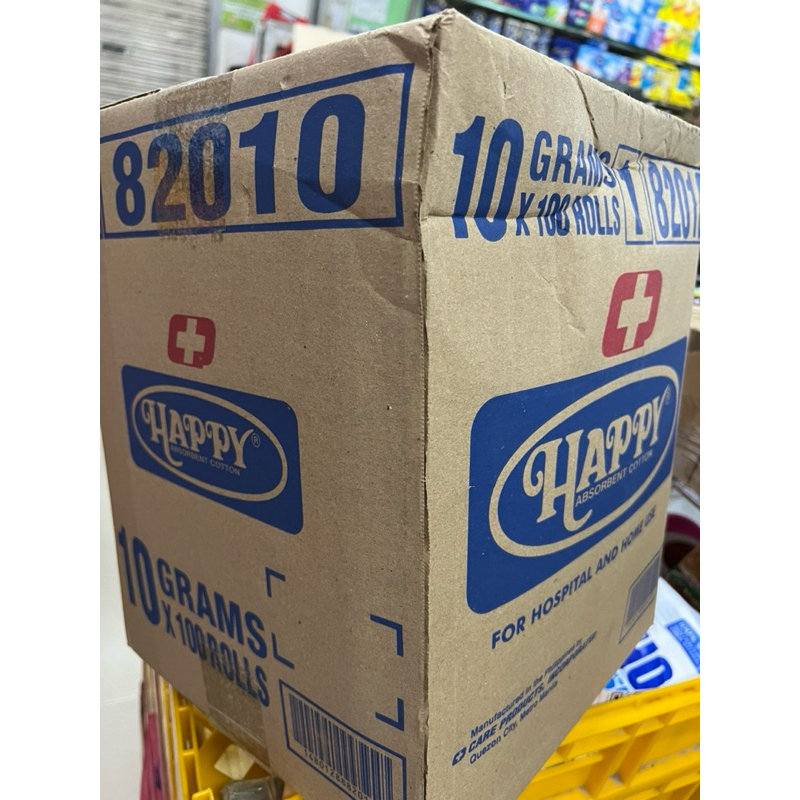 1case Happy Cotton 10gx100 Bulak | Shopee Philippines