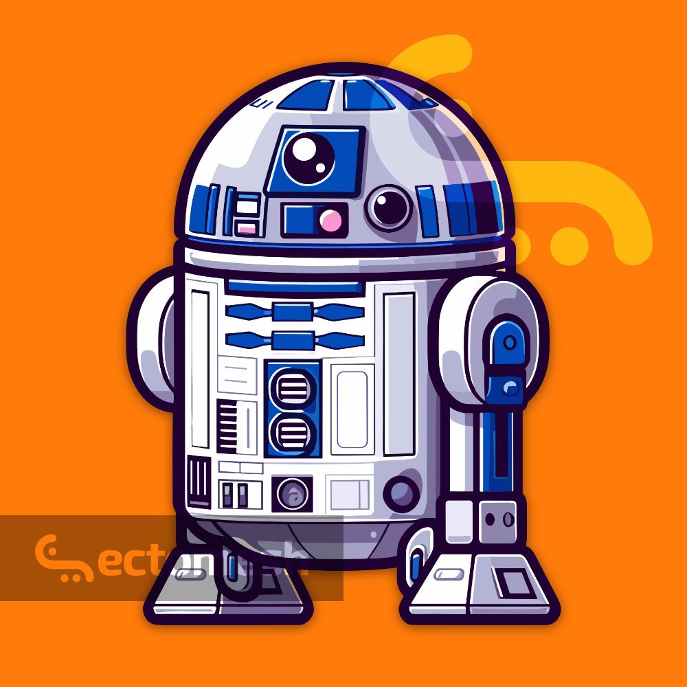 R2-D2 Chibi A - Star Wars Vinyl Waterproof Car Sticker by EctoMesh ...