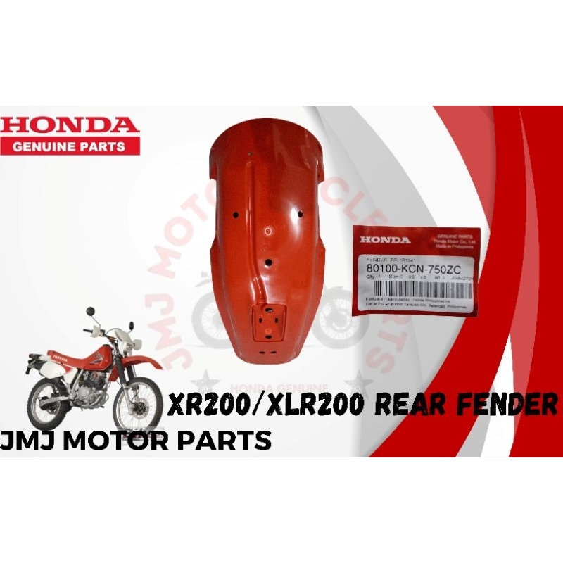 XR200/XLR200 REAR FENDER GENUINE HONDA | Shopee Philippines