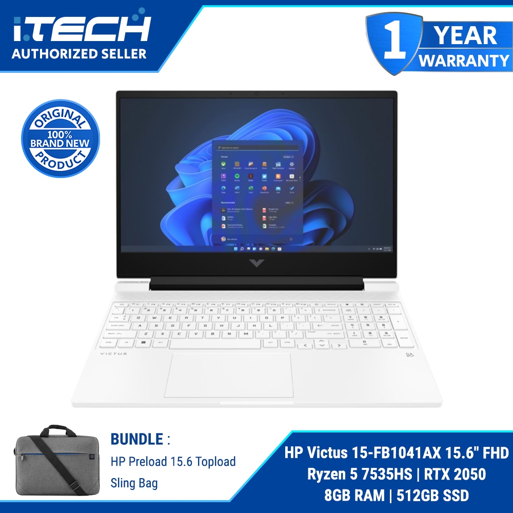 HP Victus 15-FB1041AX 15.6" FHD Gaming Laptop | Ryzen 5 7535HS | RTX ...
