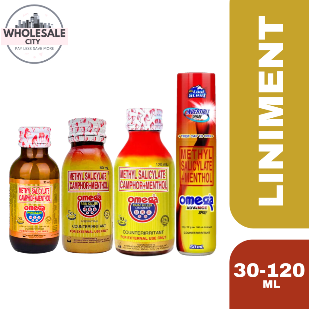 Omega Liniment 30ML / 60ML / 120ML | Shopee Philippines