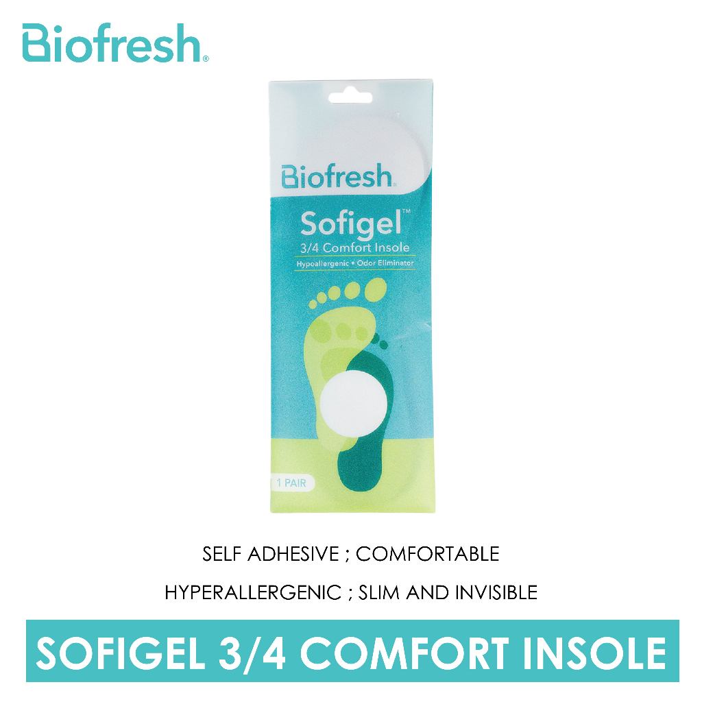Biofresh Ladies' Sofigel 3/4 Cushion Insole 1 pair BLHI03-S | Shopee ...