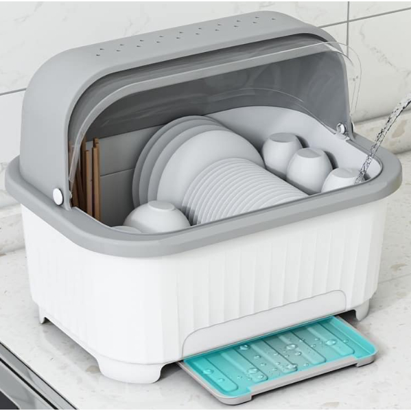 Minimalist High-Quality Plastic Made Mini Dish Rack Drainer Organizer ...