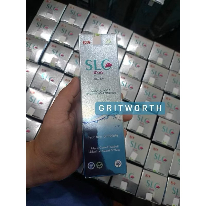 SLC Scalp Solution (New Packaging on Fresh Stocks) Anti Dandruff Flaky ...