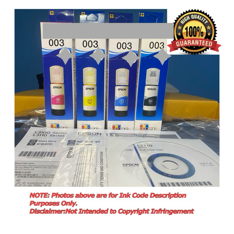 Ink Compatible for Printers L3210 L3250 L3150 L5190 L5290 | Shopee ...