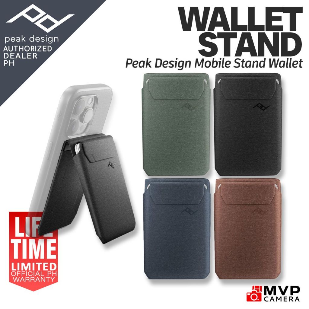 Peak Design Mobile Wallet Stand Smartphone MVP CAMERA | Shopee Philippines