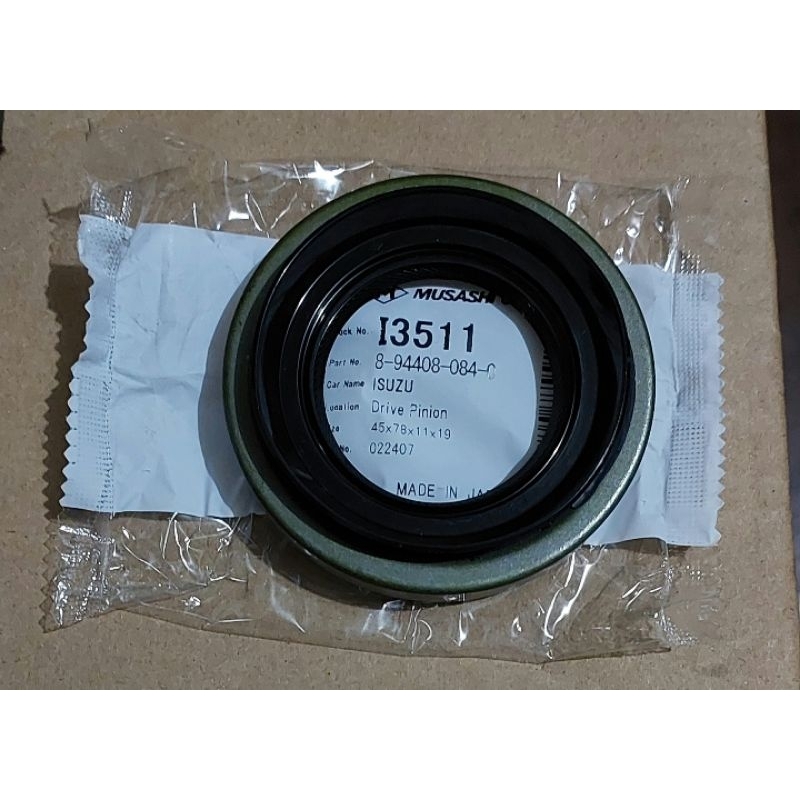 PINION DRIVE OIL SEAL ISUZU ELF I-3511 SIZE 45X78X11X19 MUSASHI JAPAN ...