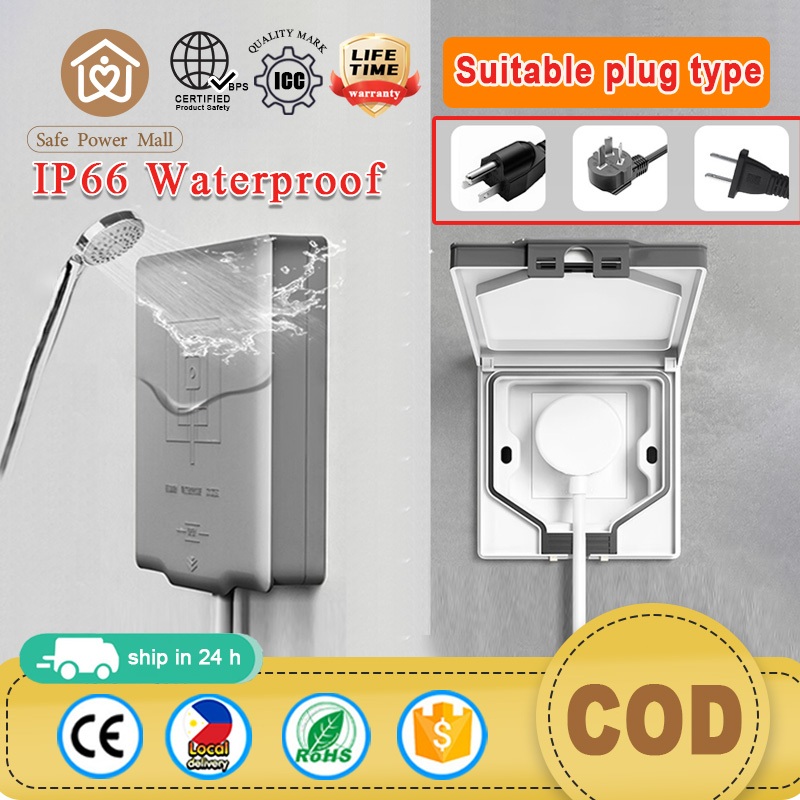 SPM Modern Hidden socket 16A 250V Wall socket Bathroom embedded ...