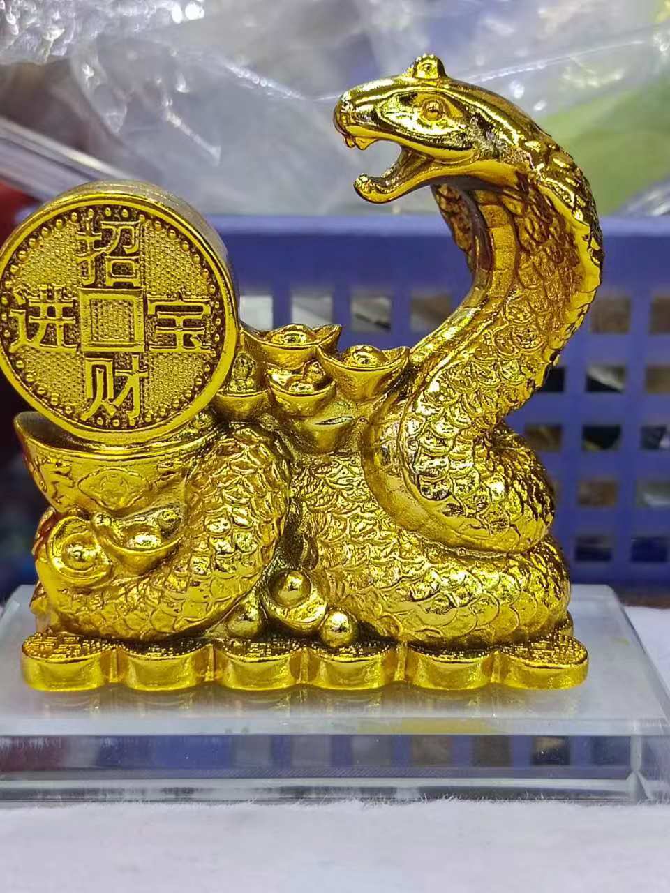 2025 year of snake good luck charms with strand gift box good wealth ...